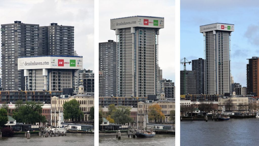 De Zalmhaventoren klimt en klimt: zo verloopt de bouw van de hoogste ...