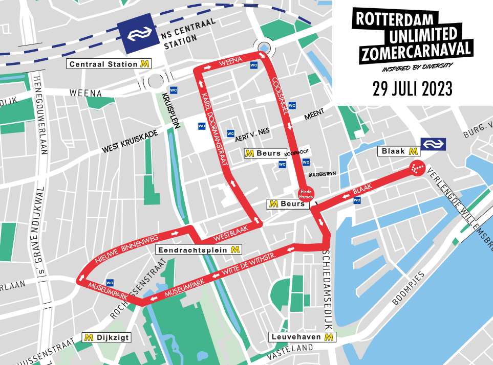 LEES TERUG: Vier Zomercarnaval Rotterdam 2023 samen met OPEN Rotterdam ...