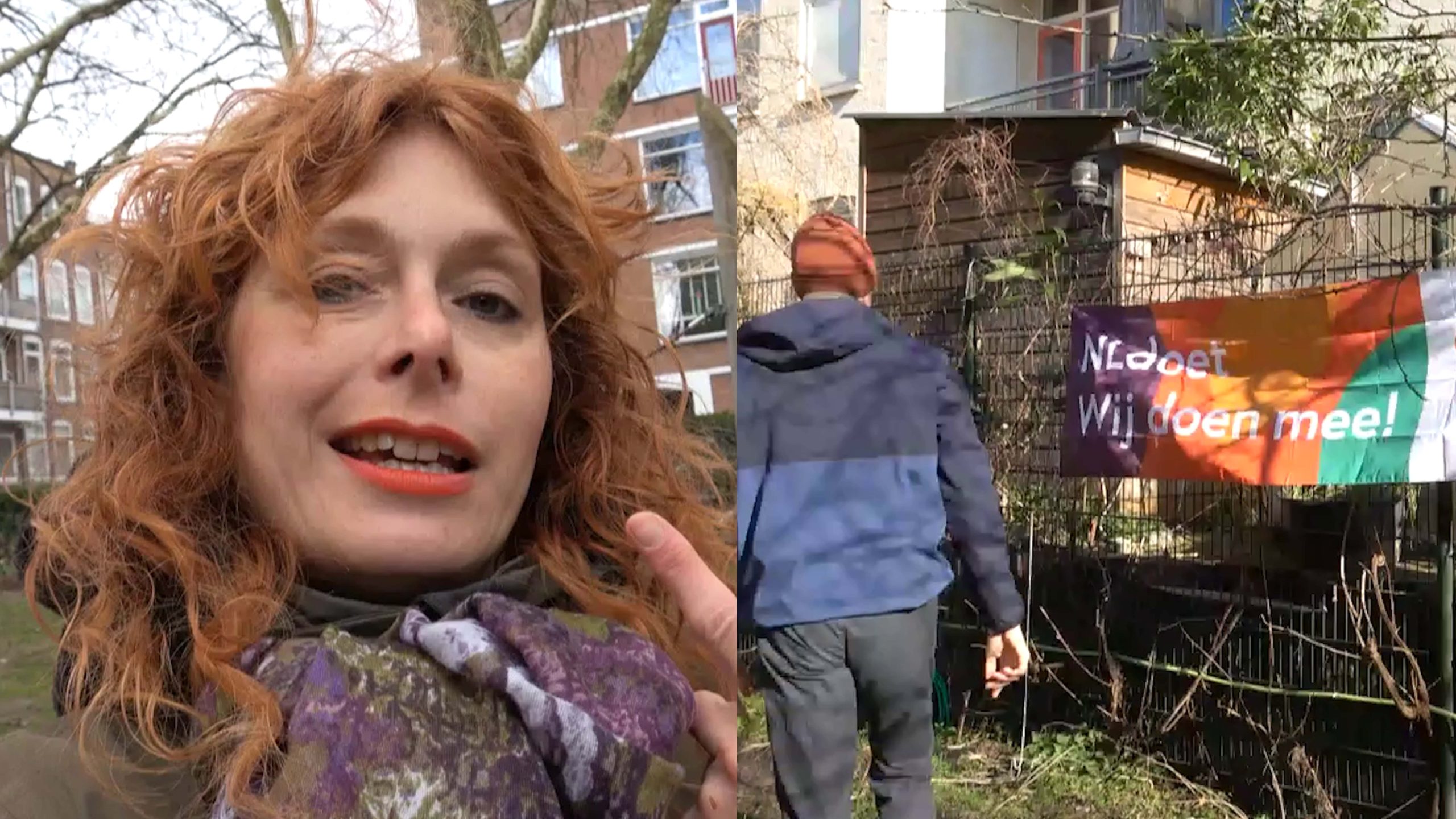 Viola en hondje Barry steken handen uit de mouwen voor groener ...